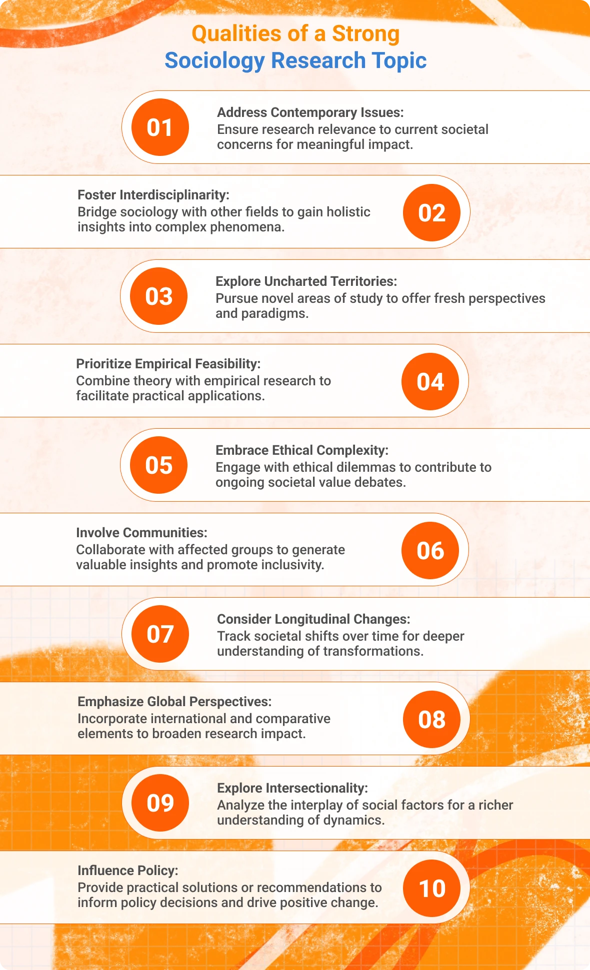 Sociology Research Topics
